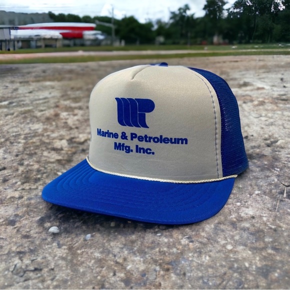 Vintage | Accessories | Vintage Marine Petroleum Mfg Houston Texas Foam ...